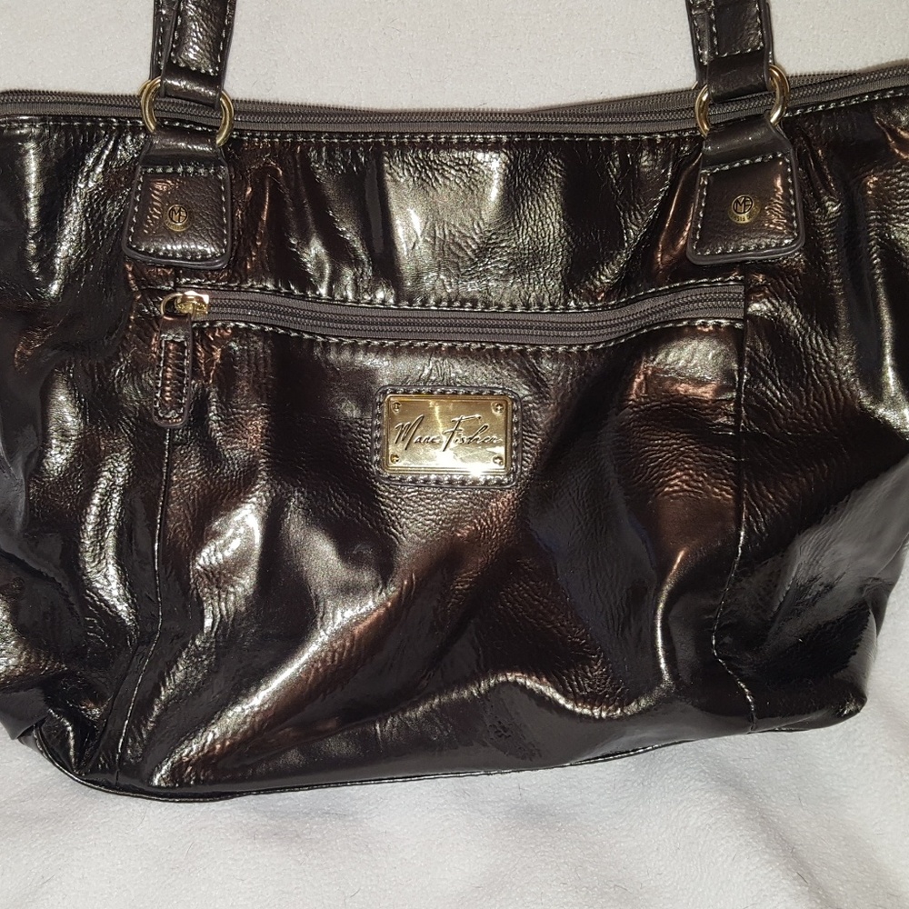 Beautiful Bronze Metallic Marc Fisher Handbag - Gem